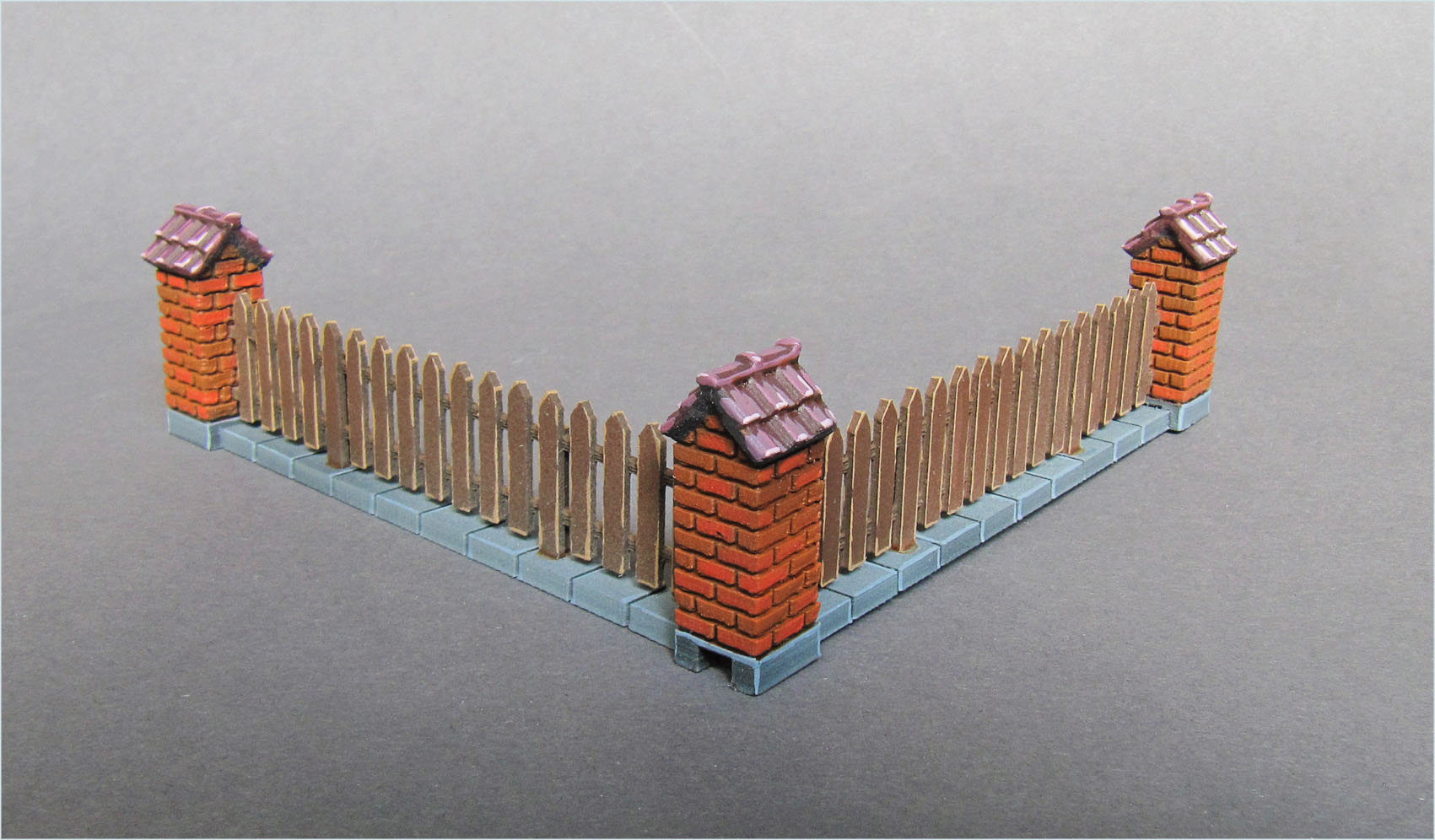 Wooden fence by Pietia Models - Wargaming3D