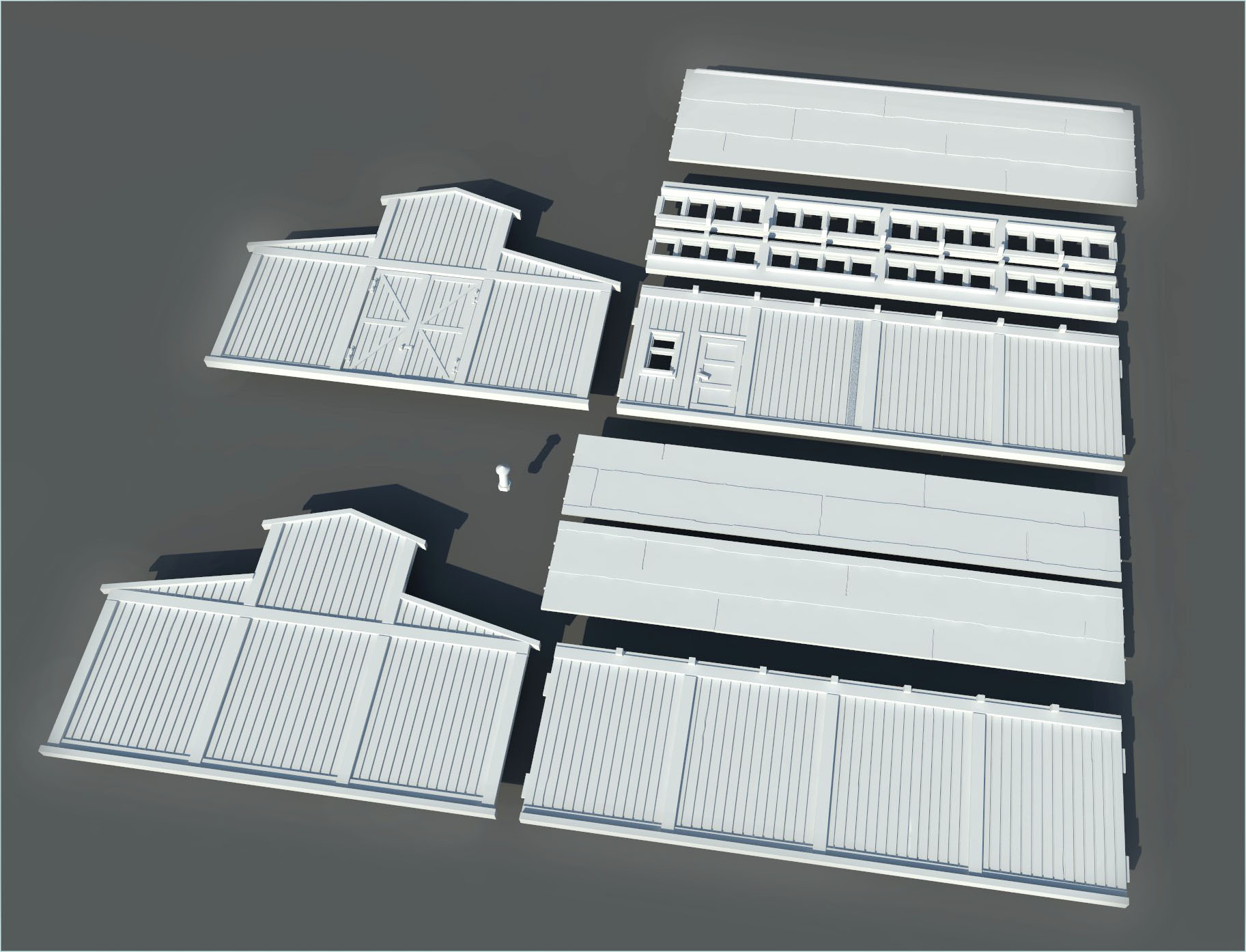 Barrack by Pietia Models - Wargaming3D