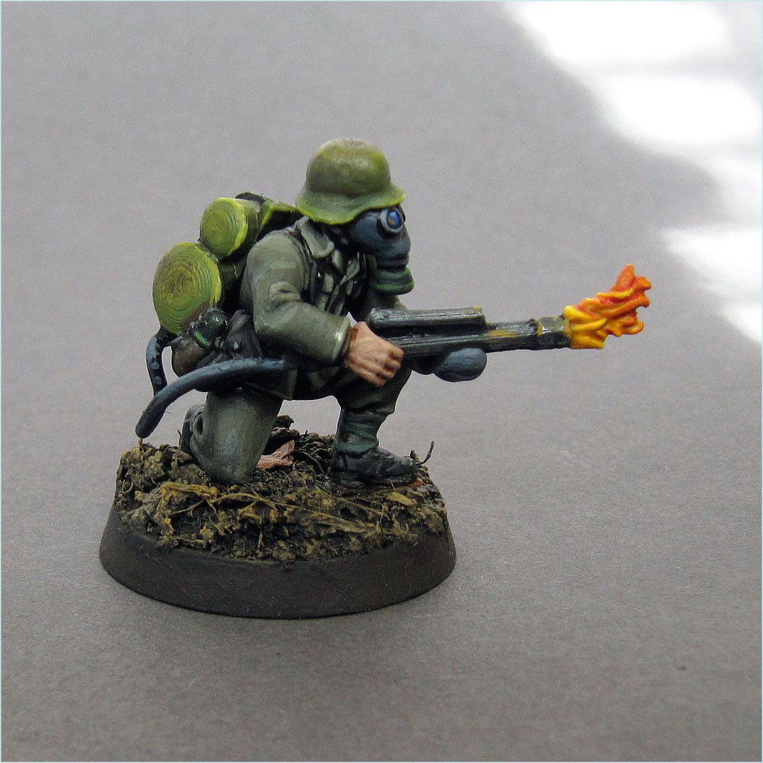 FmW 41 German flamethrower (tanks and tube) by Pietia Models - Wargaming3D