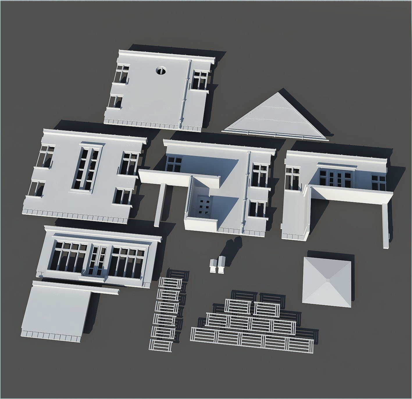 Modernist villa by Pietia Models - Wargaming3D