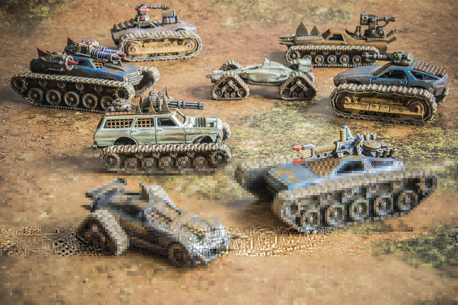 Wheels and caterpillars - Fuel World by U25 - MiniHoarder