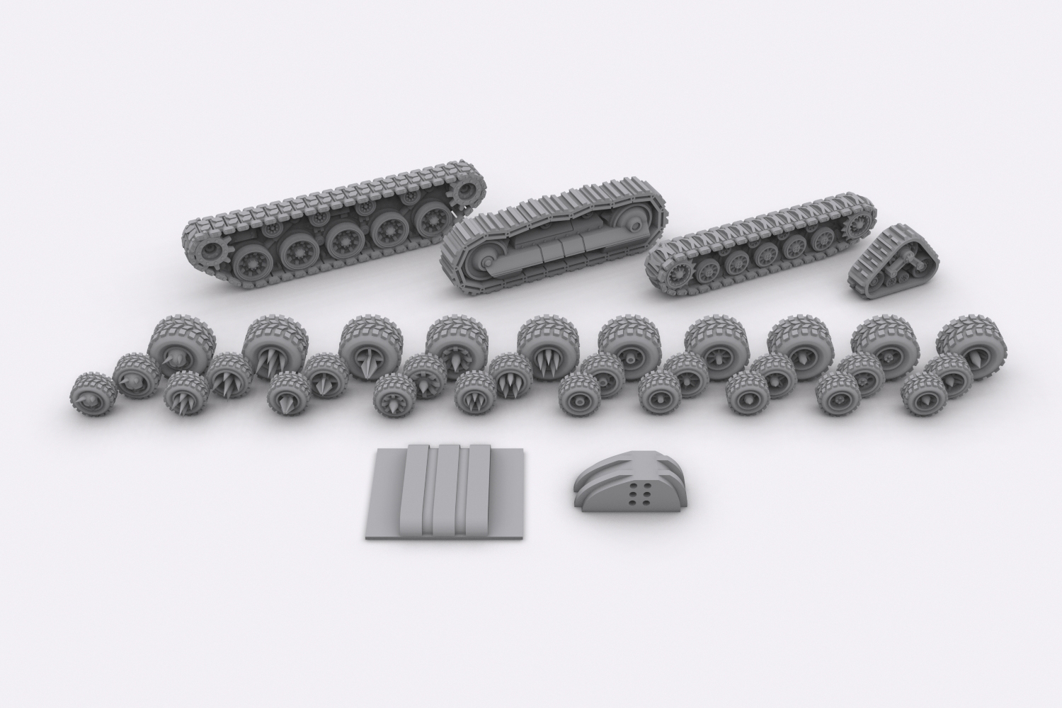 Wheels and caterpillars - Fuel World by U25 - MiniHoarder
