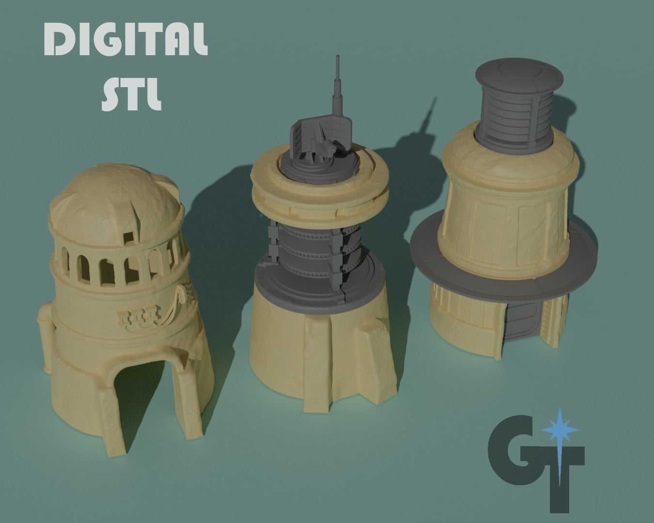 Sci-fi Desert Tower Collection - Suitable for Star Wars Legion by ...