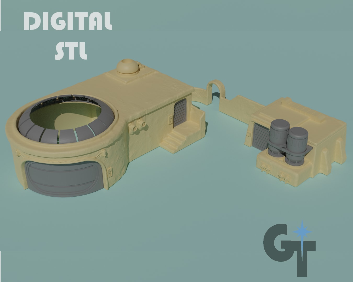 Sci-fi Desert Mechanics Compound - Suitable for Star Wars Legion by ...