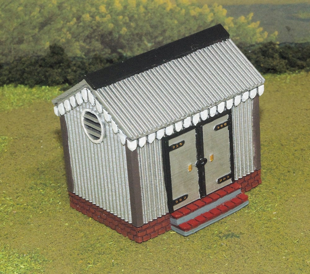 1/56 Scale - Storage Shed - Corrugated Iron Set by Craig's Models cc ...
