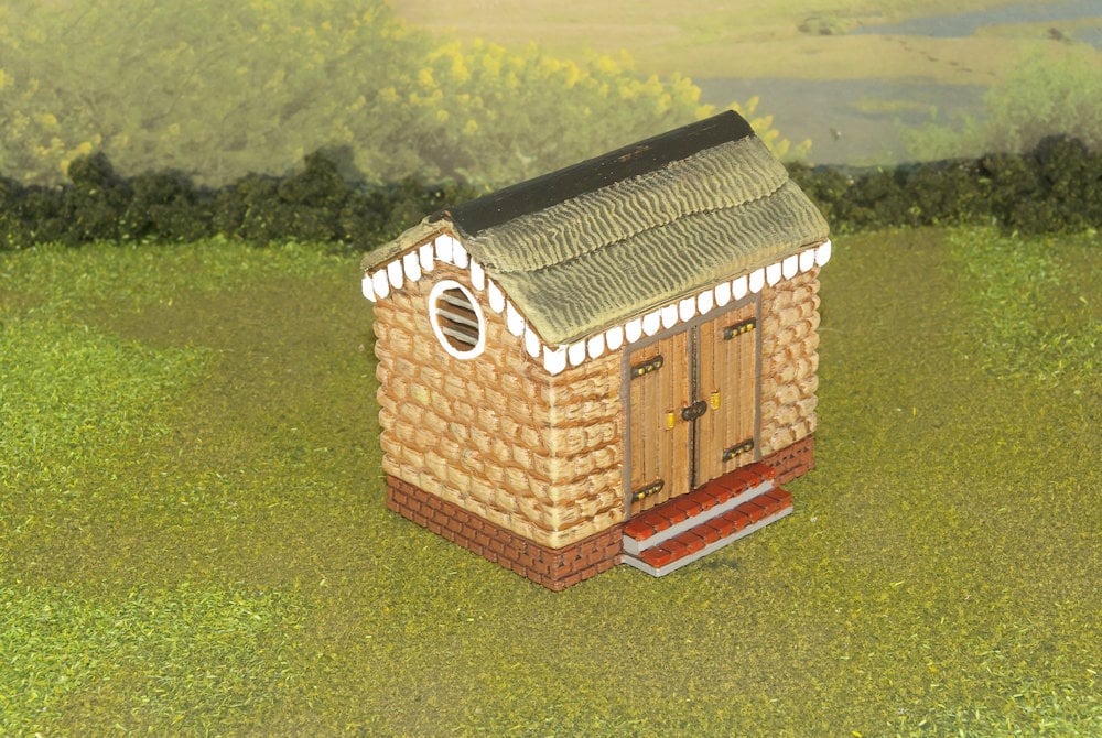 1/35 Scale - Storage Shed - Stone Set by Craig's Models cc - Wargaming3D