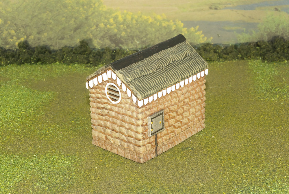 1/35 Scale - Storage Shed - Stone Set by Craig's Models cc - Wargaming3D