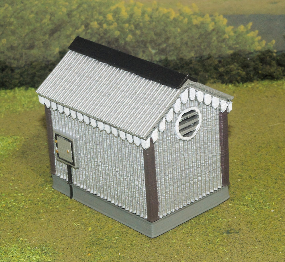 1:72 Scale - Corrugated Iron Storage Shed Set by Craig's Models cc ...