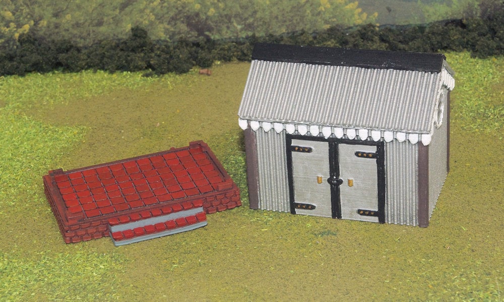 1/35 Scale - Storage Shed - Corrugated Iron by Craig's Models cc ...