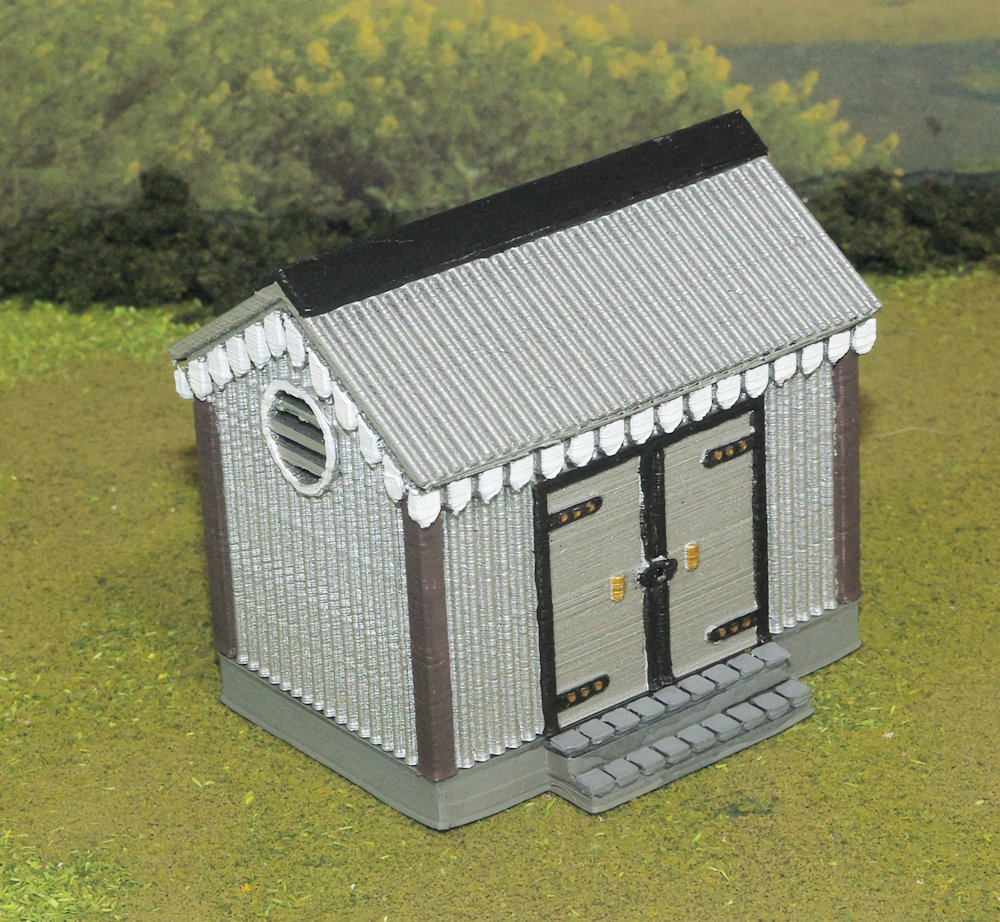 1/35 Scale - Storage Shed - Corrugated Iron by Craig's Models cc ...