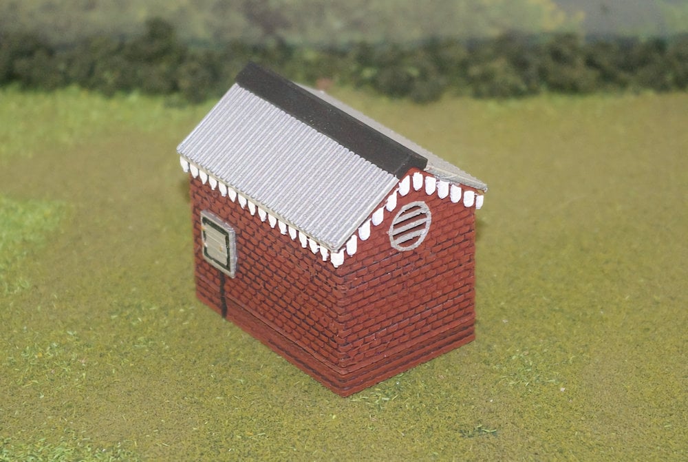 1/56 Scale - Storage Shed - Brick Set by Craig's Models cc - Wargaming3D