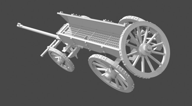 French Napoleonic Ammunition Caisson by Compagnie d'Elite - Wargaming3D