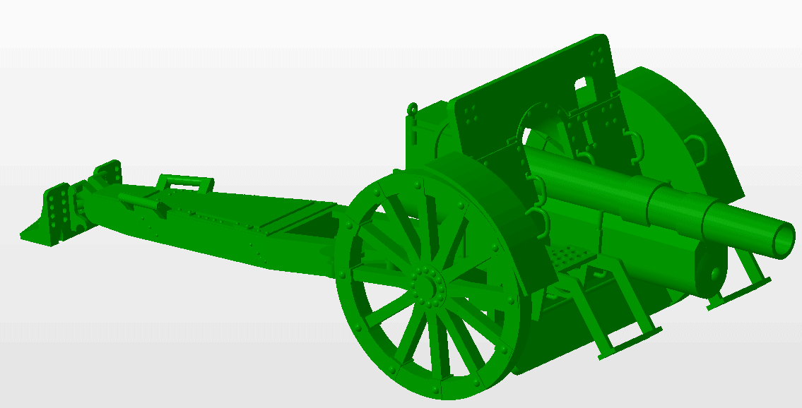Canon SKODA LeFH 100 14-18 by Iris-3D - Wargaming3D
