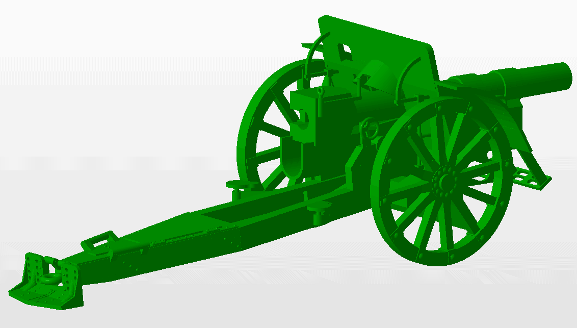 Canon SKODA LeFH 100 14-18 by Iris-3D - Wargaming3D