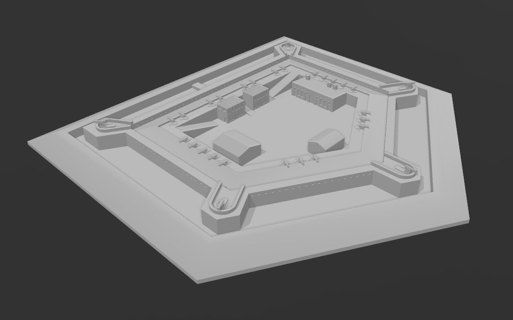 Fort Morgan & Fort Gaines by East Coast Ironclads - Wargaming3D