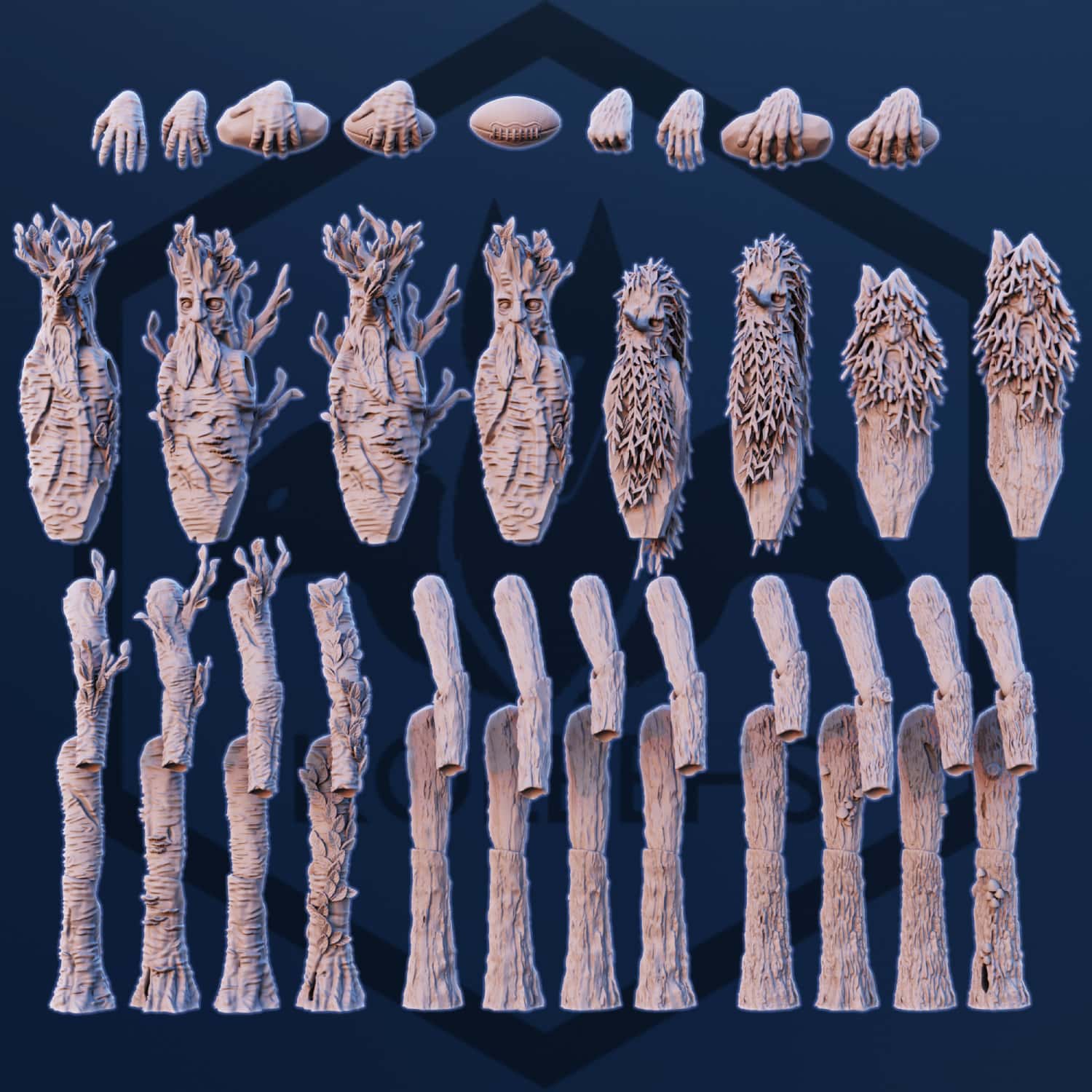 Tree Giants (Modular) by Kolbehs Painting and Design - MiniHoarder