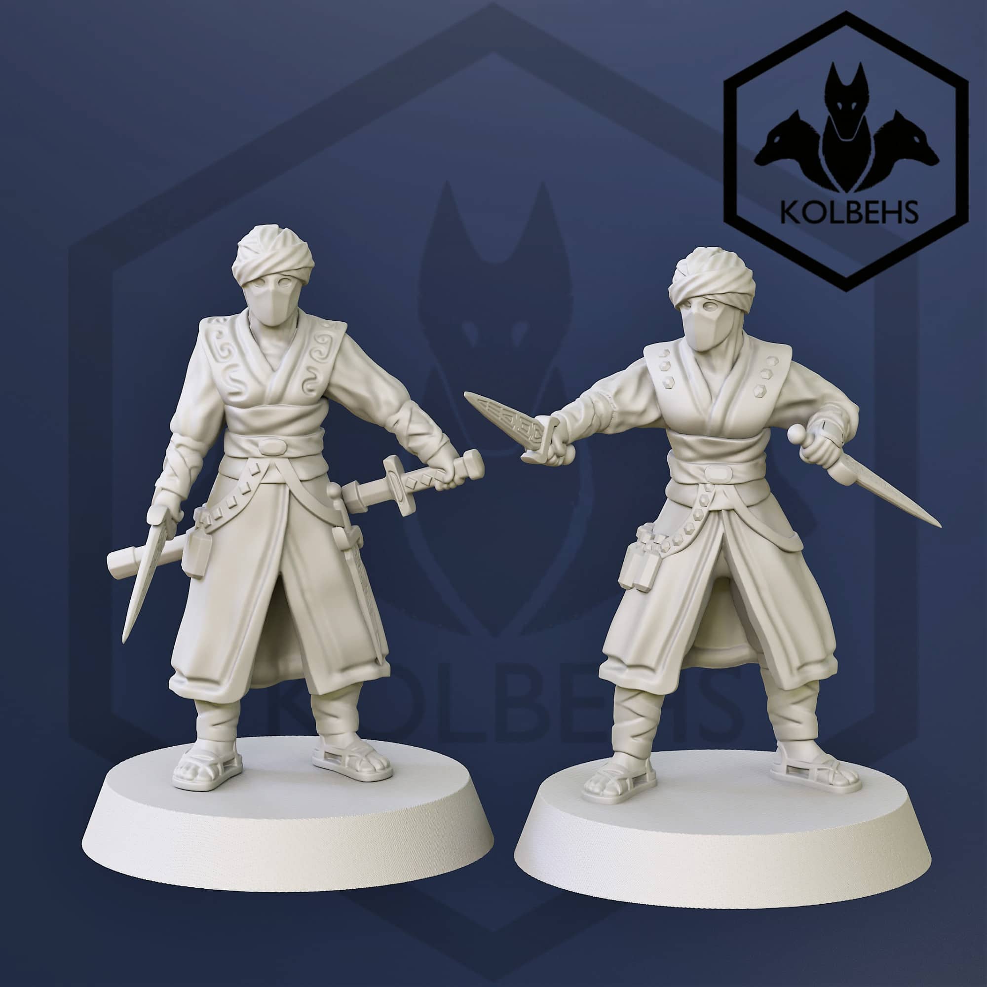 Eastern Assassins by Kolbehs Painting and Design - MiniHoarder