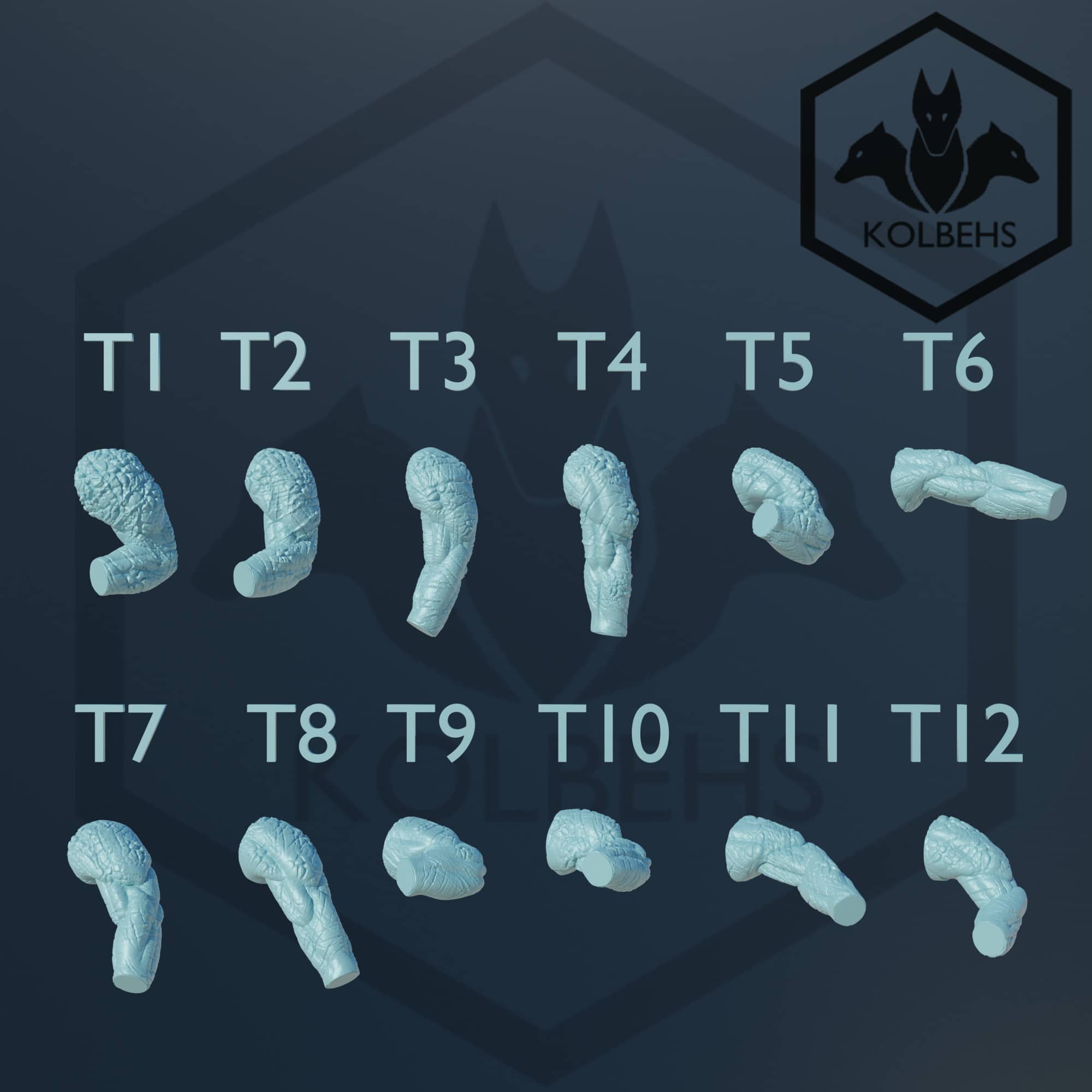 Basic Troll Arms (Modular) by Kolbehs Painting and Design - MiniHoarder