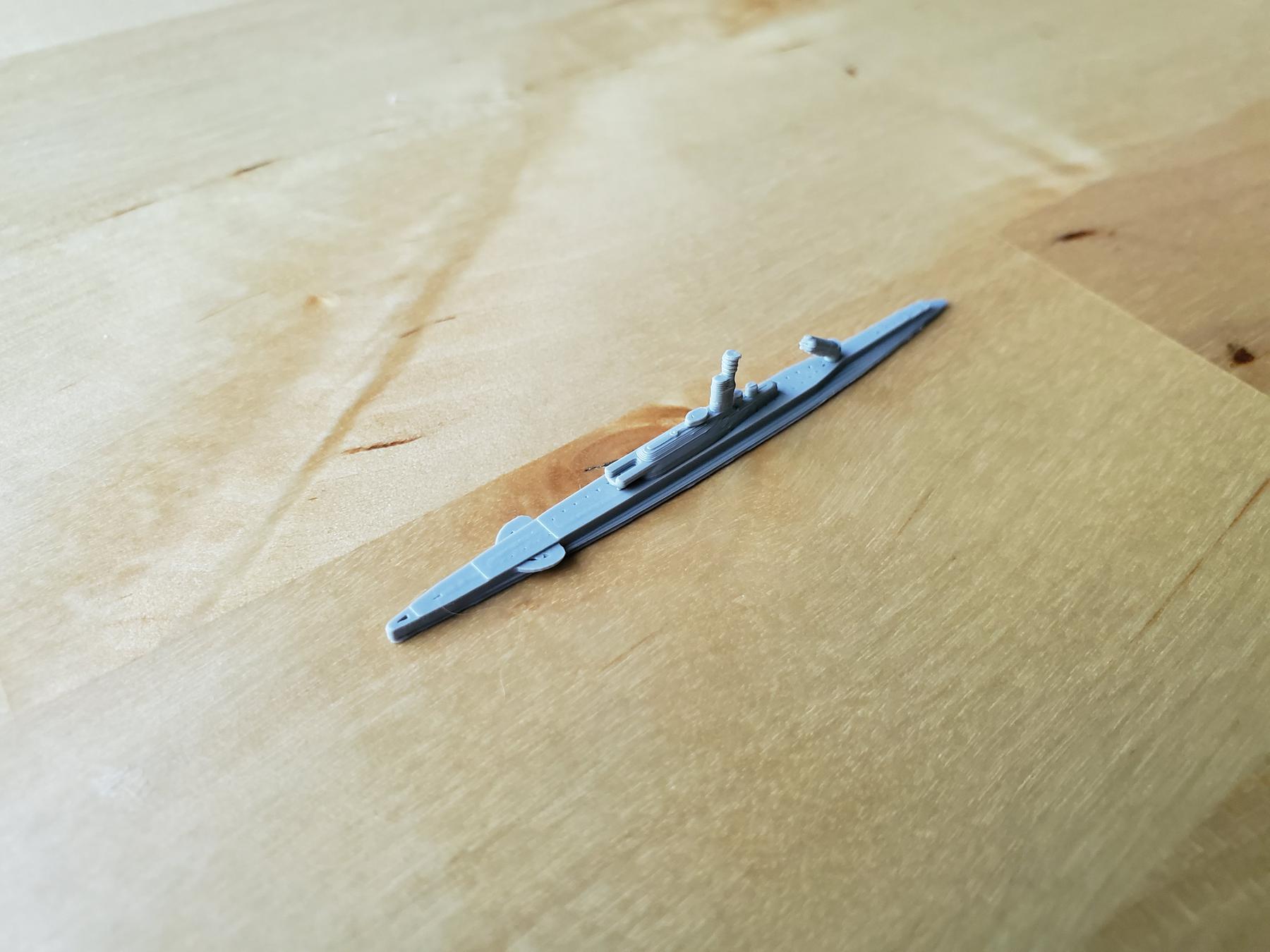 French Submarine Surcouf by Ghukek's Miniatures - Wargaming3D