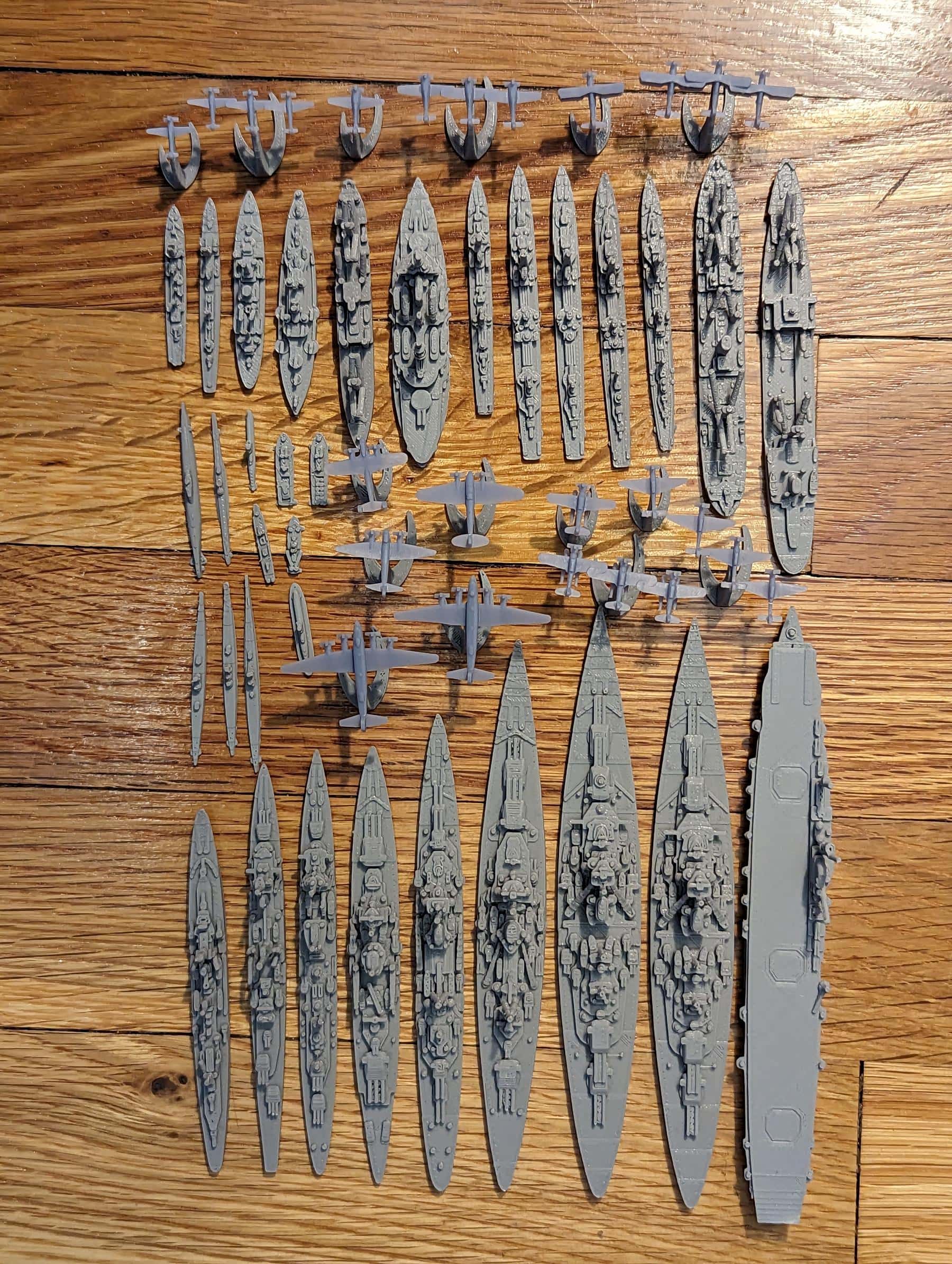 WWII Warship German Collection by Ghukek's Miniatures - Wargaming3D