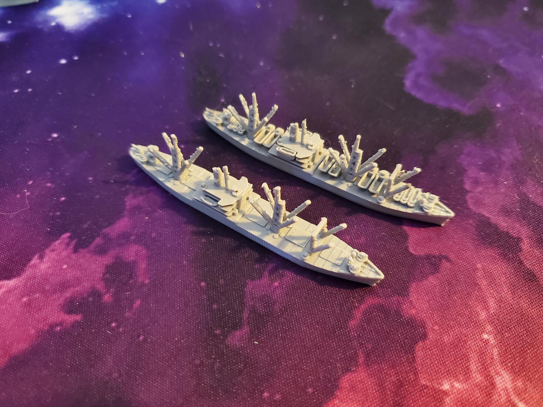 US Andromeda-Class Attack Cargo Ship by Ghukek's Miniatures - Wargaming3D