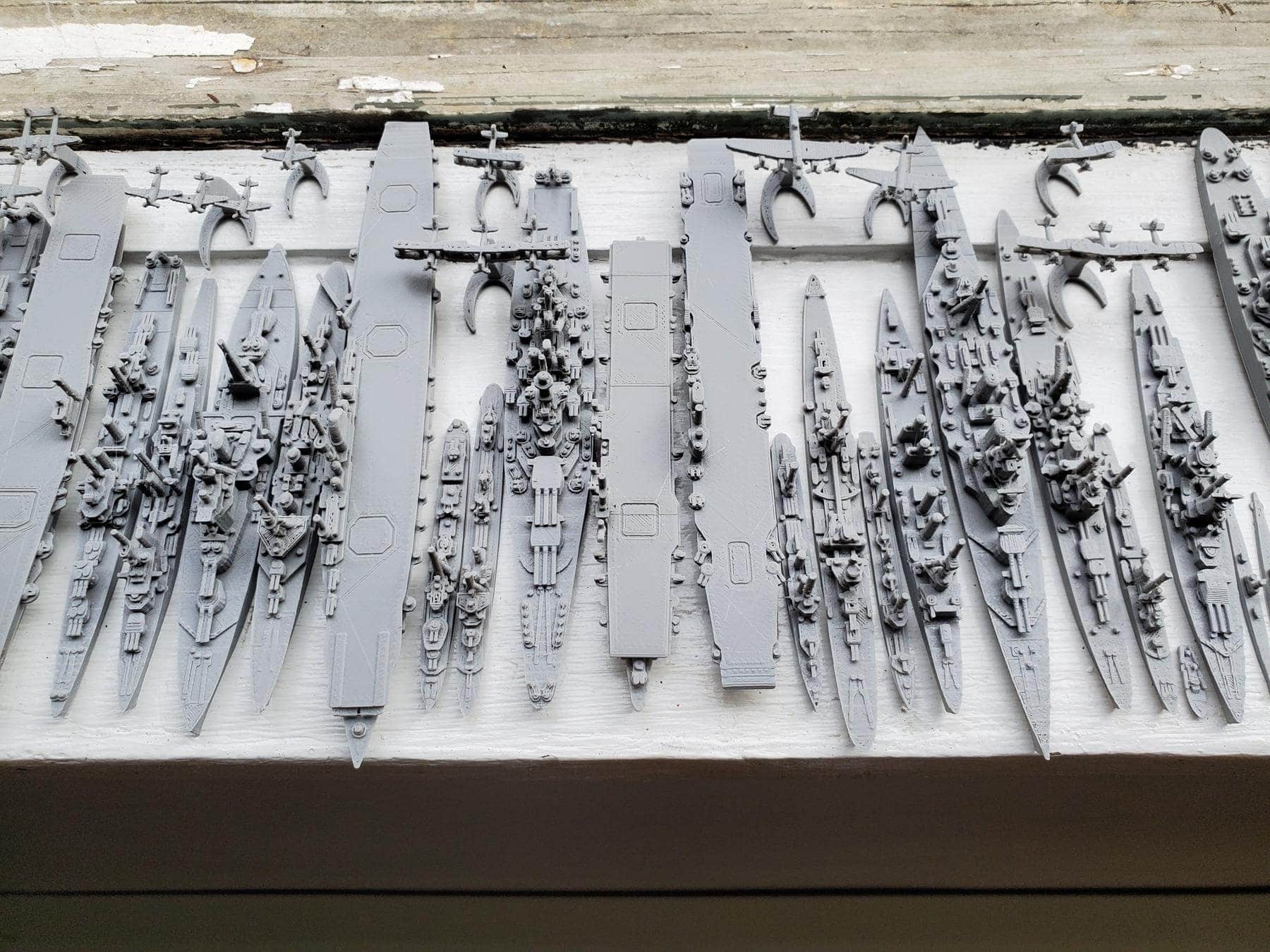 WWII Warship Complete Collection by Ghukek's Miniatures - Wargaming3D