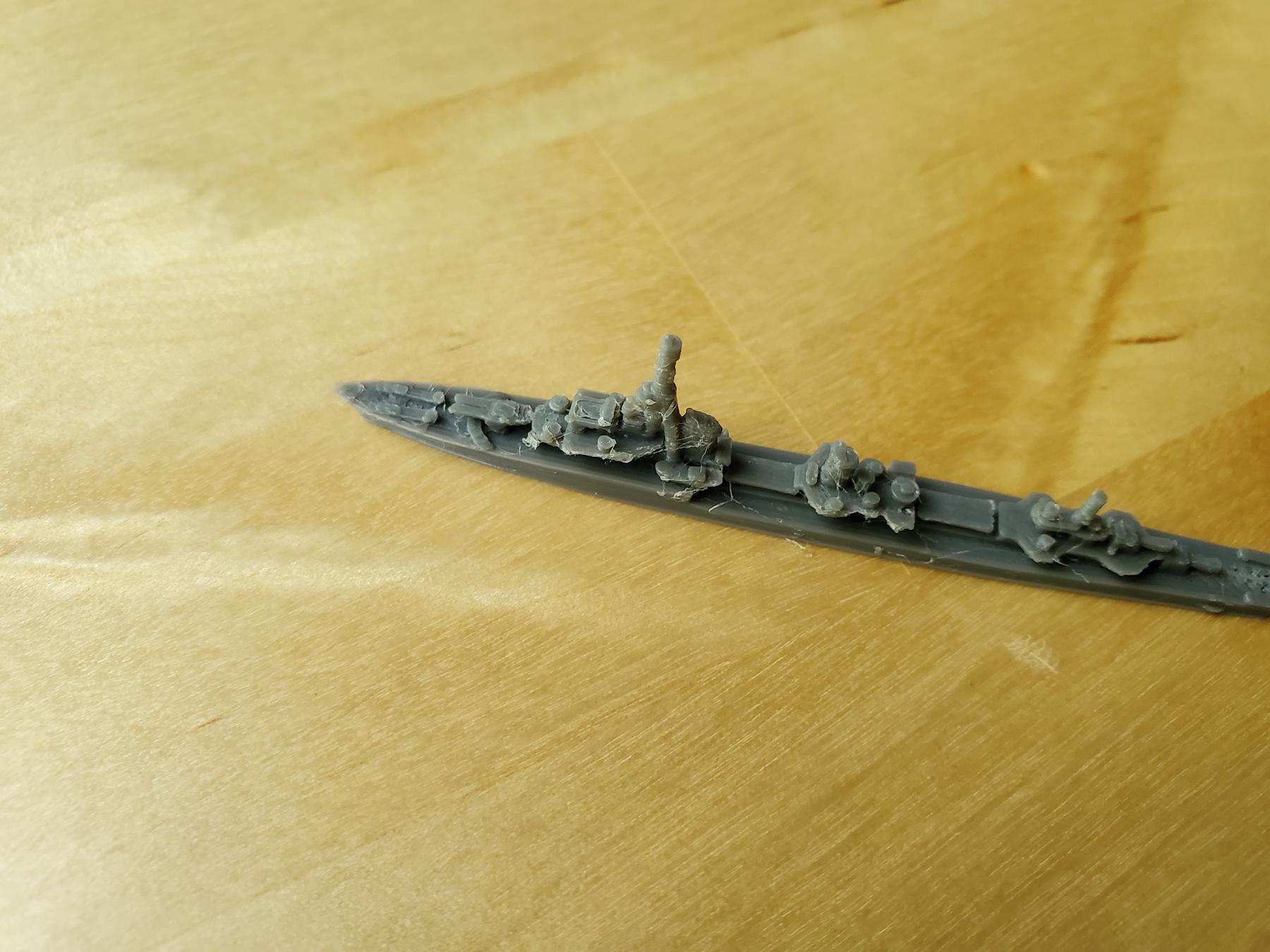 German Type 1936A Destroyer by Ghukek's Miniatures - Wargaming3D