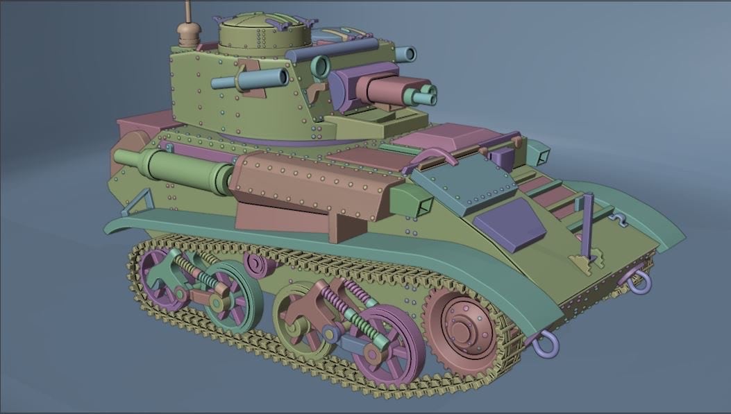 Vickers mk VI by mattorsilver - Wargaming3D