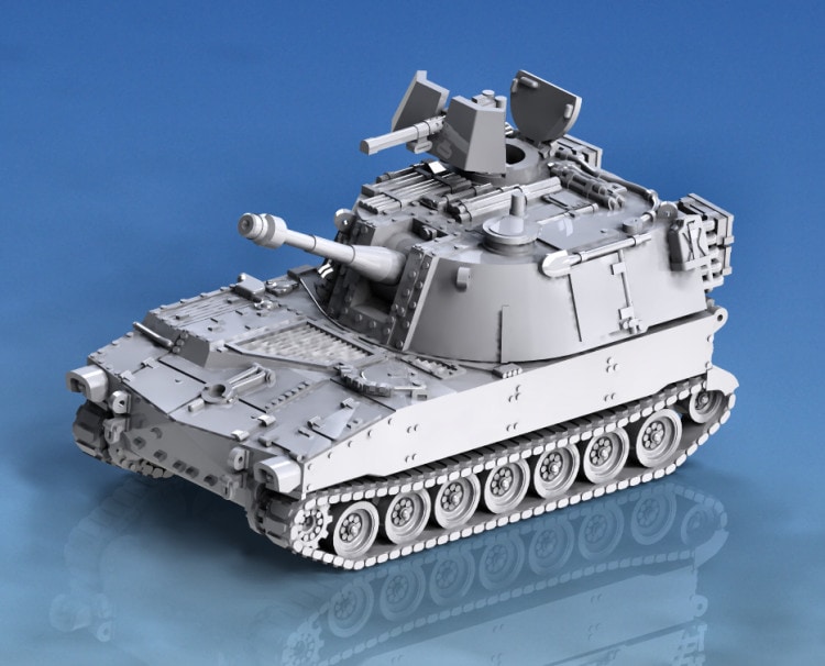 1-100 M108 105mm howitzer by M_bergman - Wargaming3D