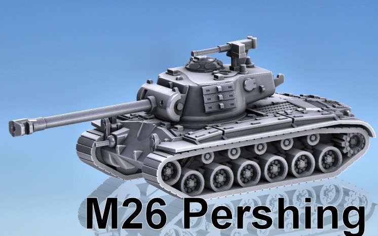 1-100 M26 Pershing & M45 by m_bergman - Wargaming3D
