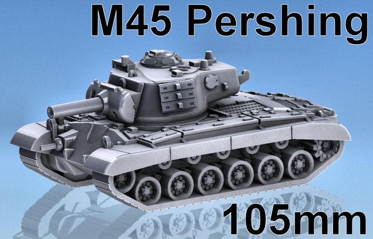 1-100 M26 Pershing & M45 by m_bergman - Wargaming3D