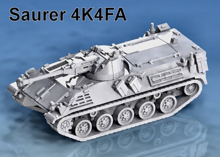 1-100 Saurer 4K-4FA-G2 Schutzenpanzer by M_bergman - Wargaming3D