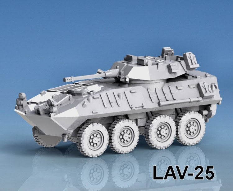 1-100 LAV-II by m_bergman - Wargaming3D