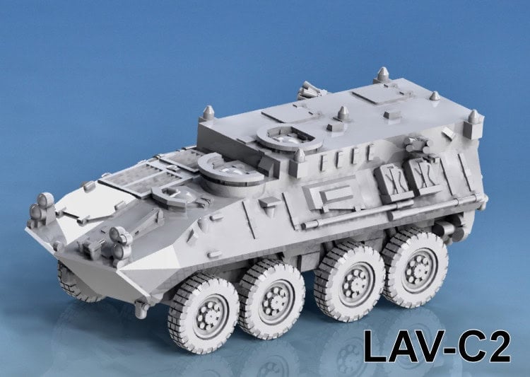 1-100 LAV-II by m_bergman - Wargaming3D
