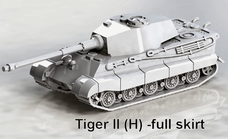 1-100 Tiger II by m_bergman - Wargaming3D
