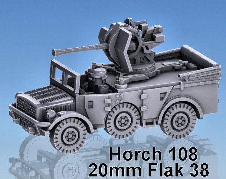 1-100 Horch 108, Horch 108A, Stery 1500 & Flak 38 by m_bergman ...