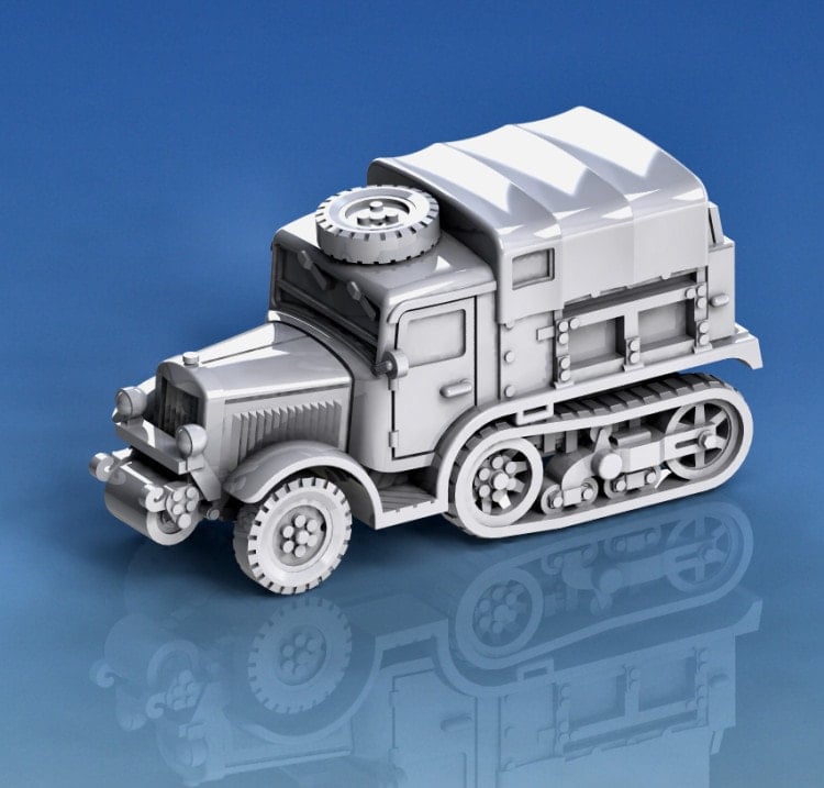 1-100 Unic P107 and Unic U304(f) halftrack by M_bergman - Wargaming3D