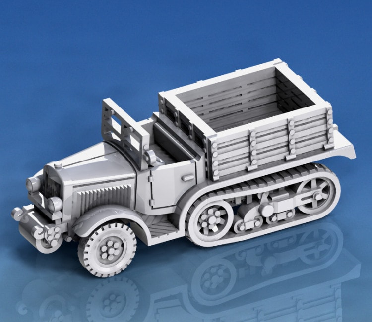 1-100 Unic P107 and Unic U304(f) halftrack by m_bergman - Wargaming3D