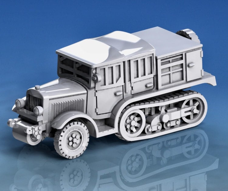 1-100 Unic P107 and Unic U304(f) halftrack by M_bergman - Wargaming3D