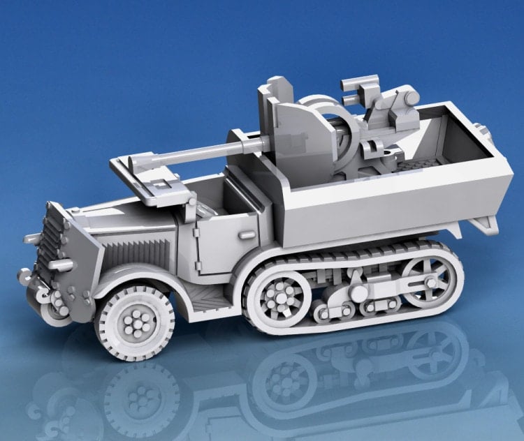 1-100 Unic P107 and Unic U304(f) halftrack by M_bergman - Wargaming3D