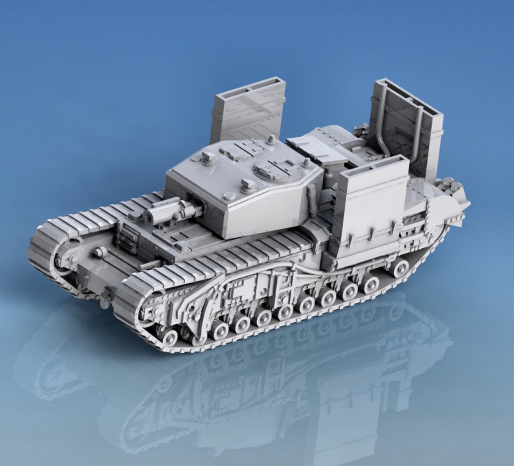 1-100 Churchill III & IV & AVRE by m_bergman - Wargaming3D