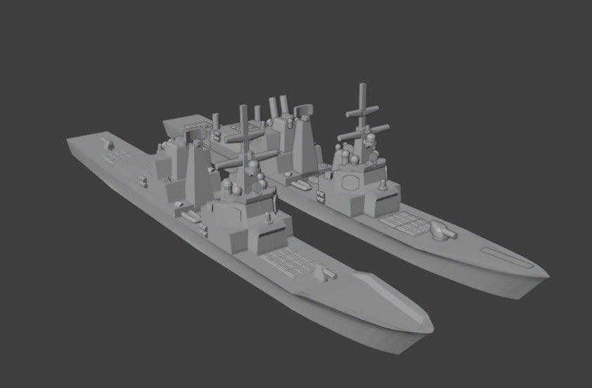 1:1800 Yorktown Class Cruiser (Cruiser Baseline) by ayrtondevoy ...