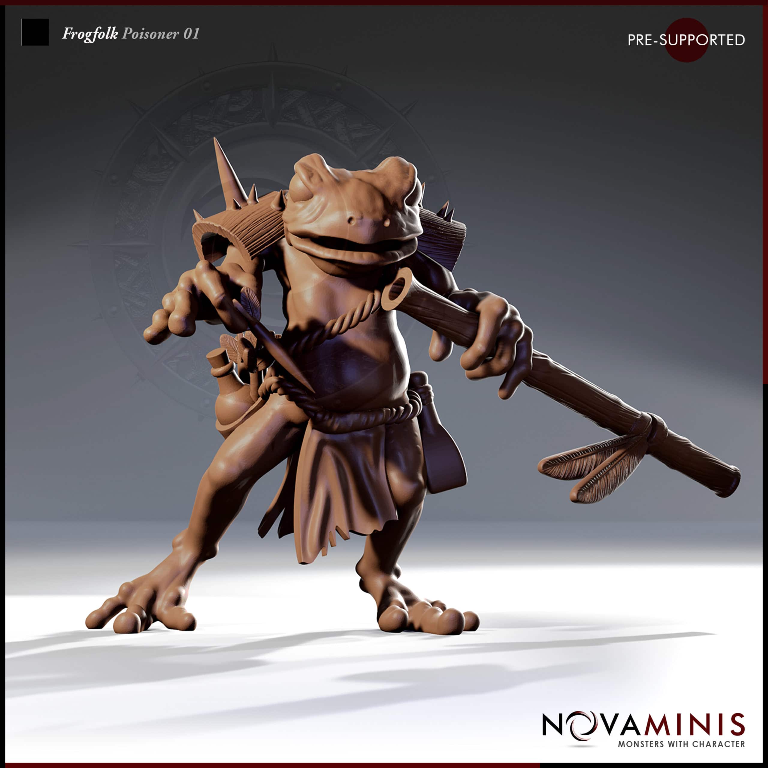 Frogfolk Poisoner 01 by NovaMinis - MiniHoarder