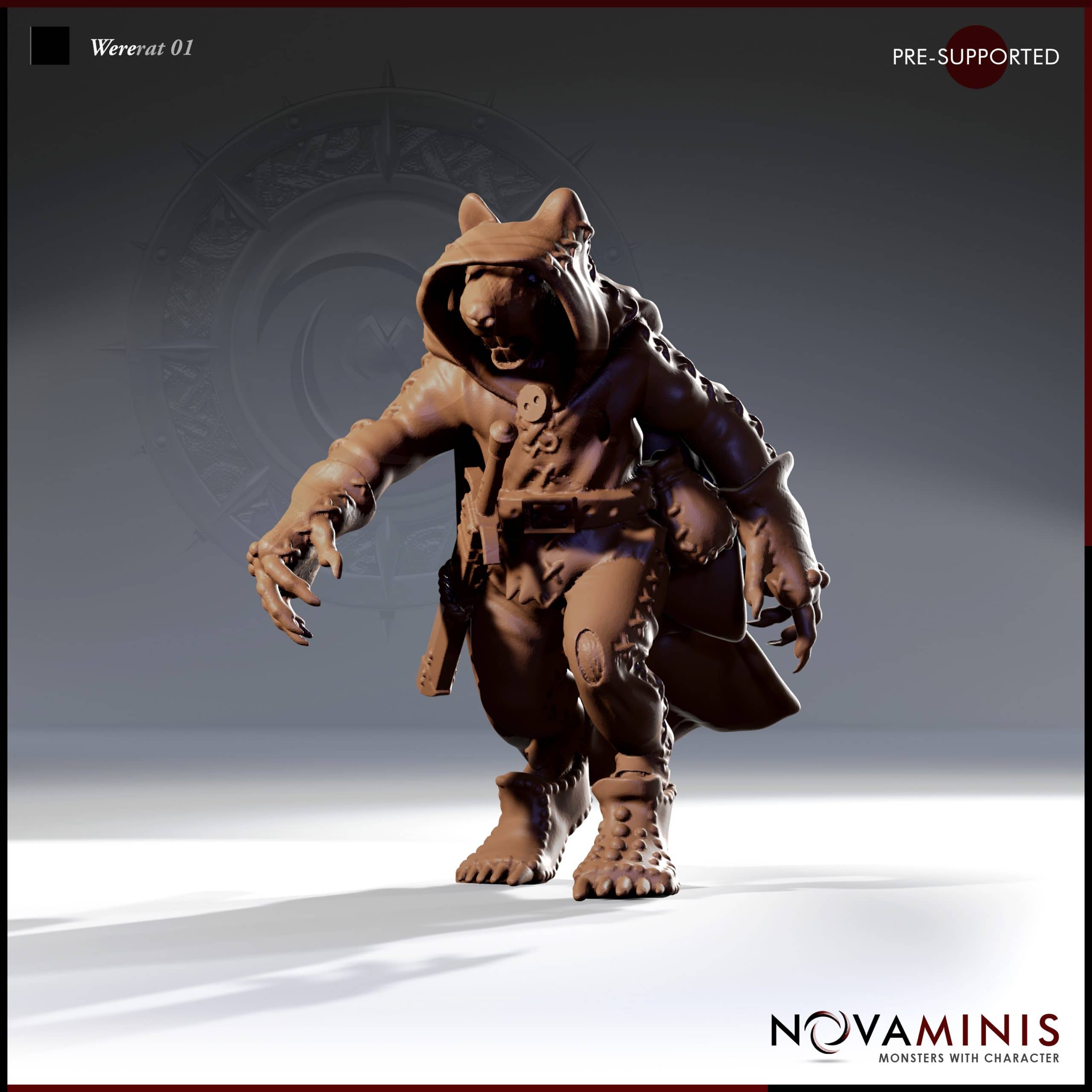 Wererat 01 by NovaMinis - MiniHoarder