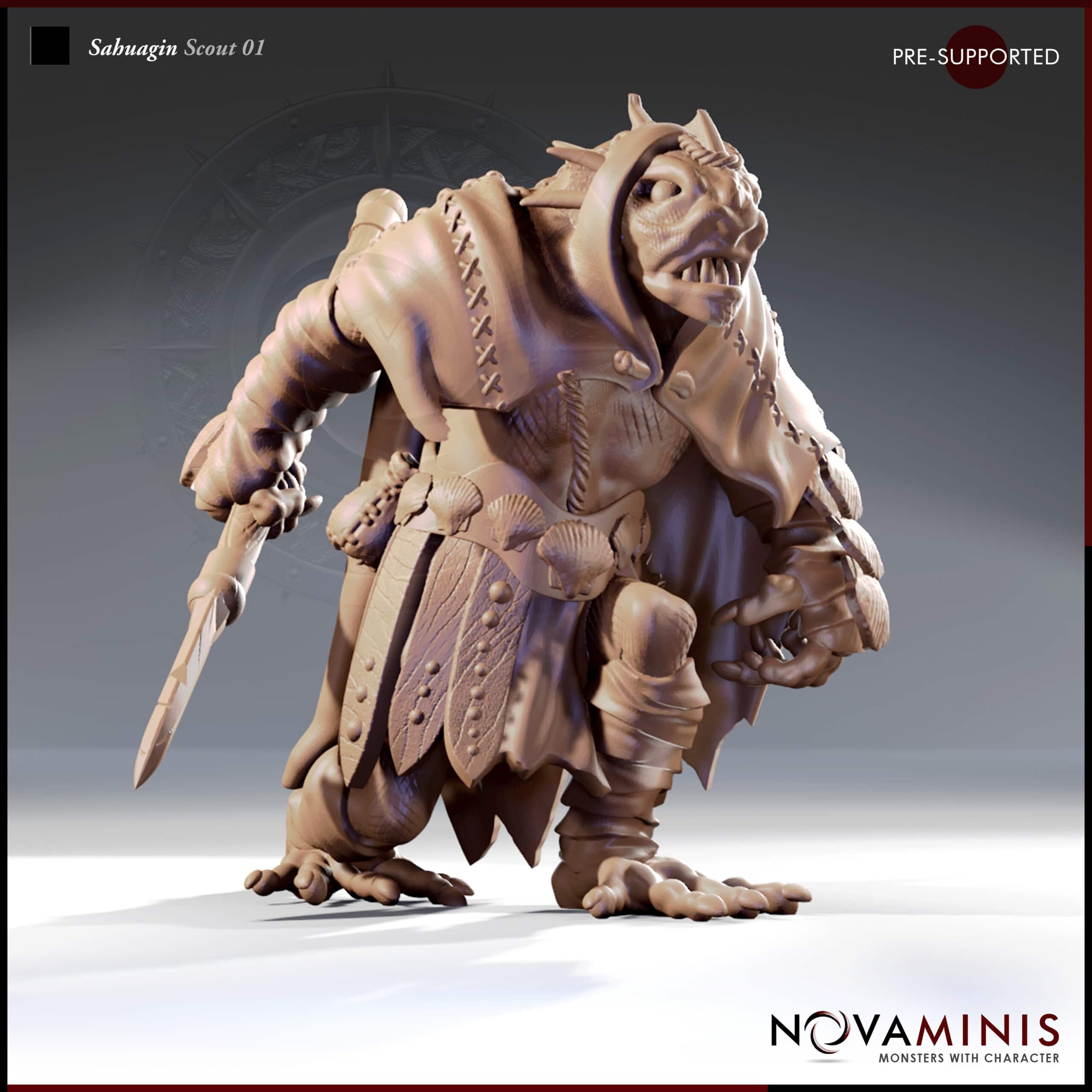 Sahuagin Scout 01 by NovaMinis - MiniHoarder