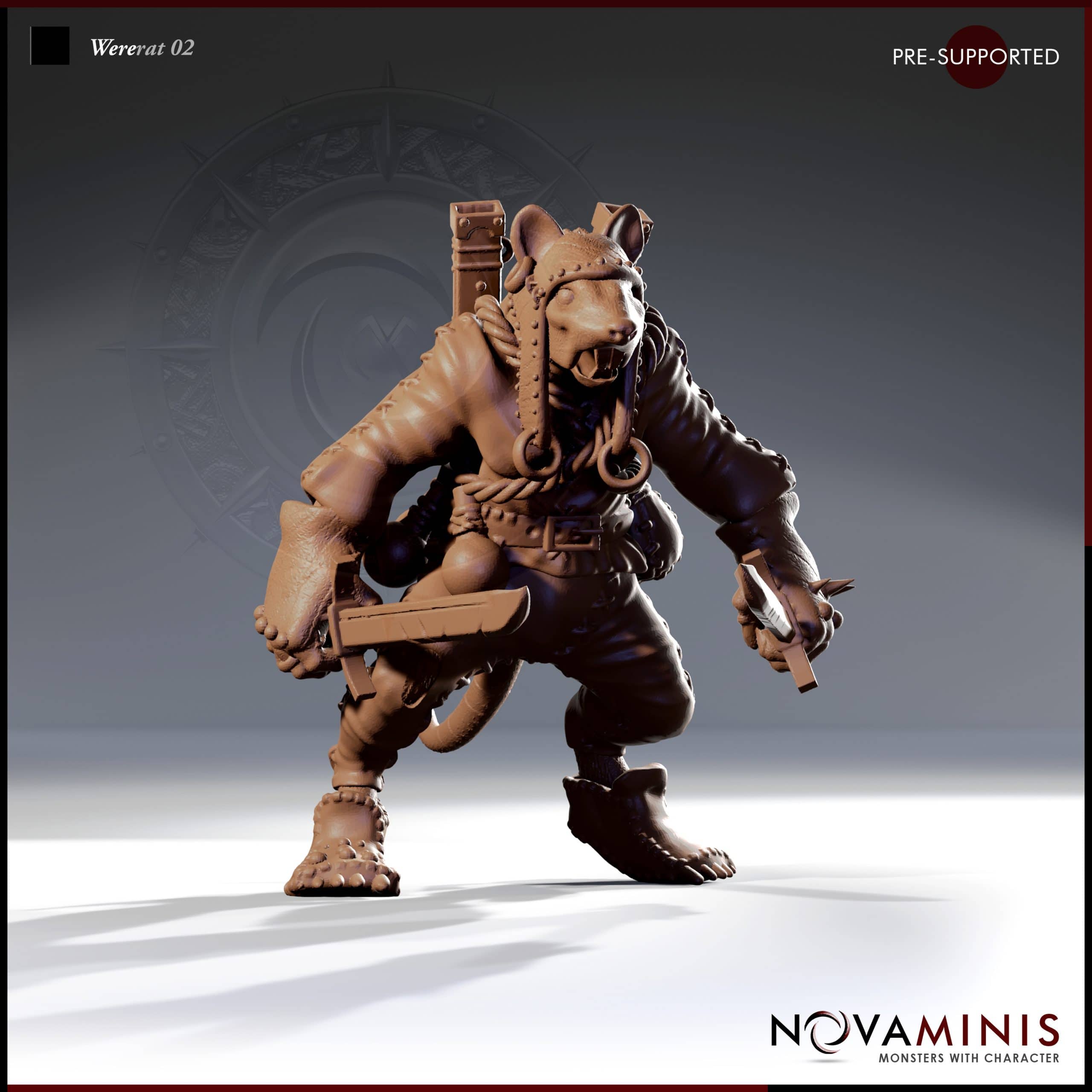 Wererat 02 by NovaMinis - MiniHoarder