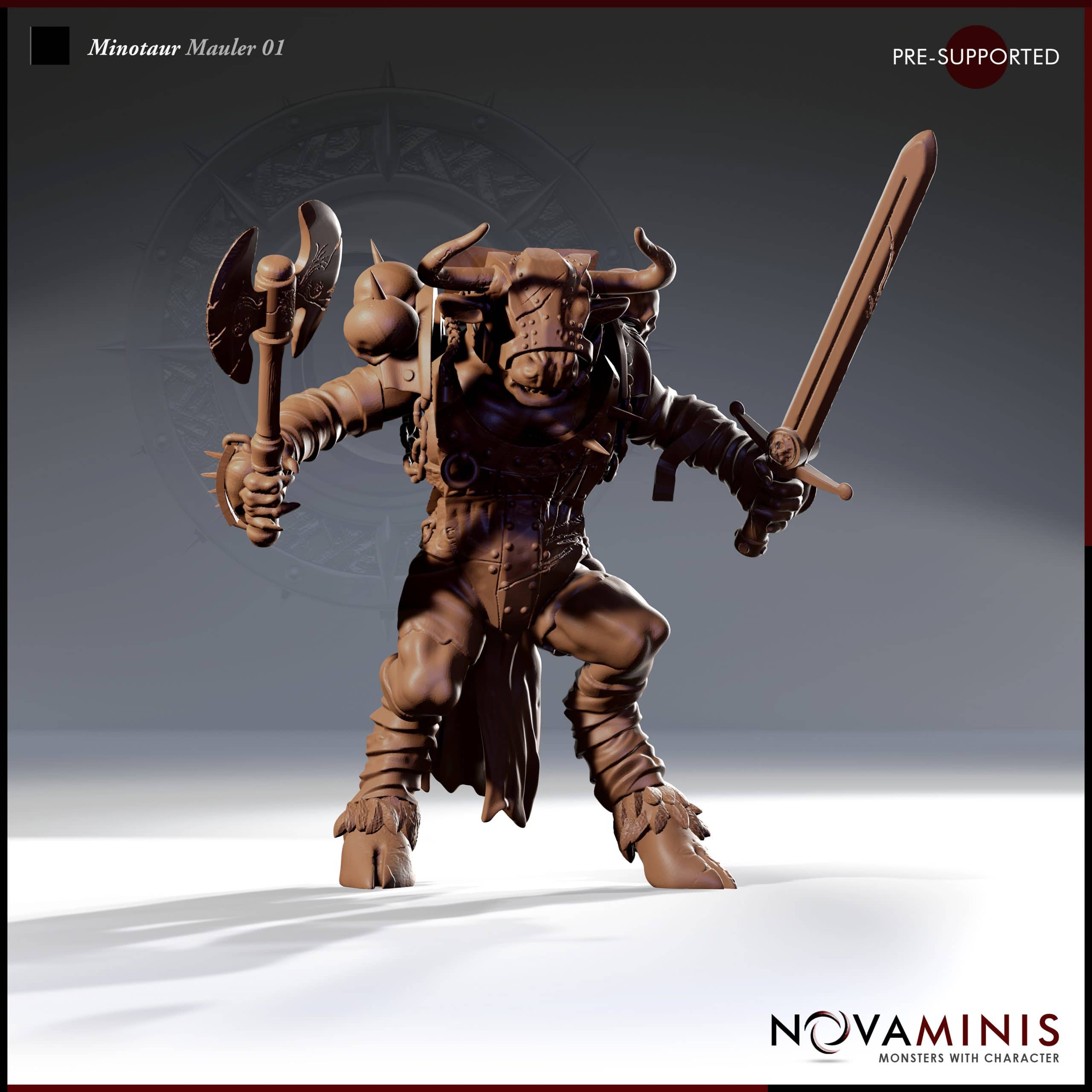 Minotaur Mauler 01 by NovaMinis - MiniHoarder
