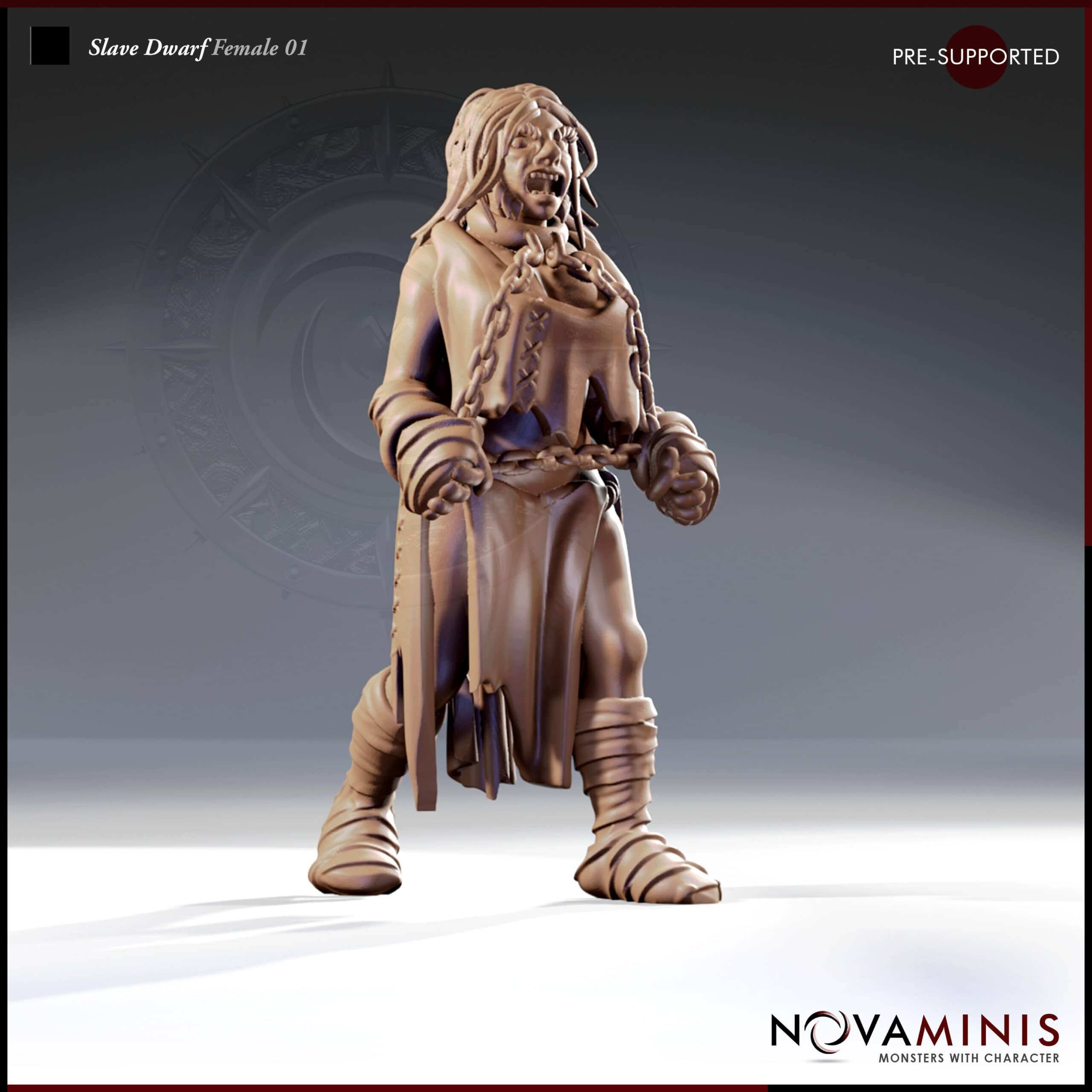 Slave Dwarf Female 01 by NovaMinis - MiniHoarder