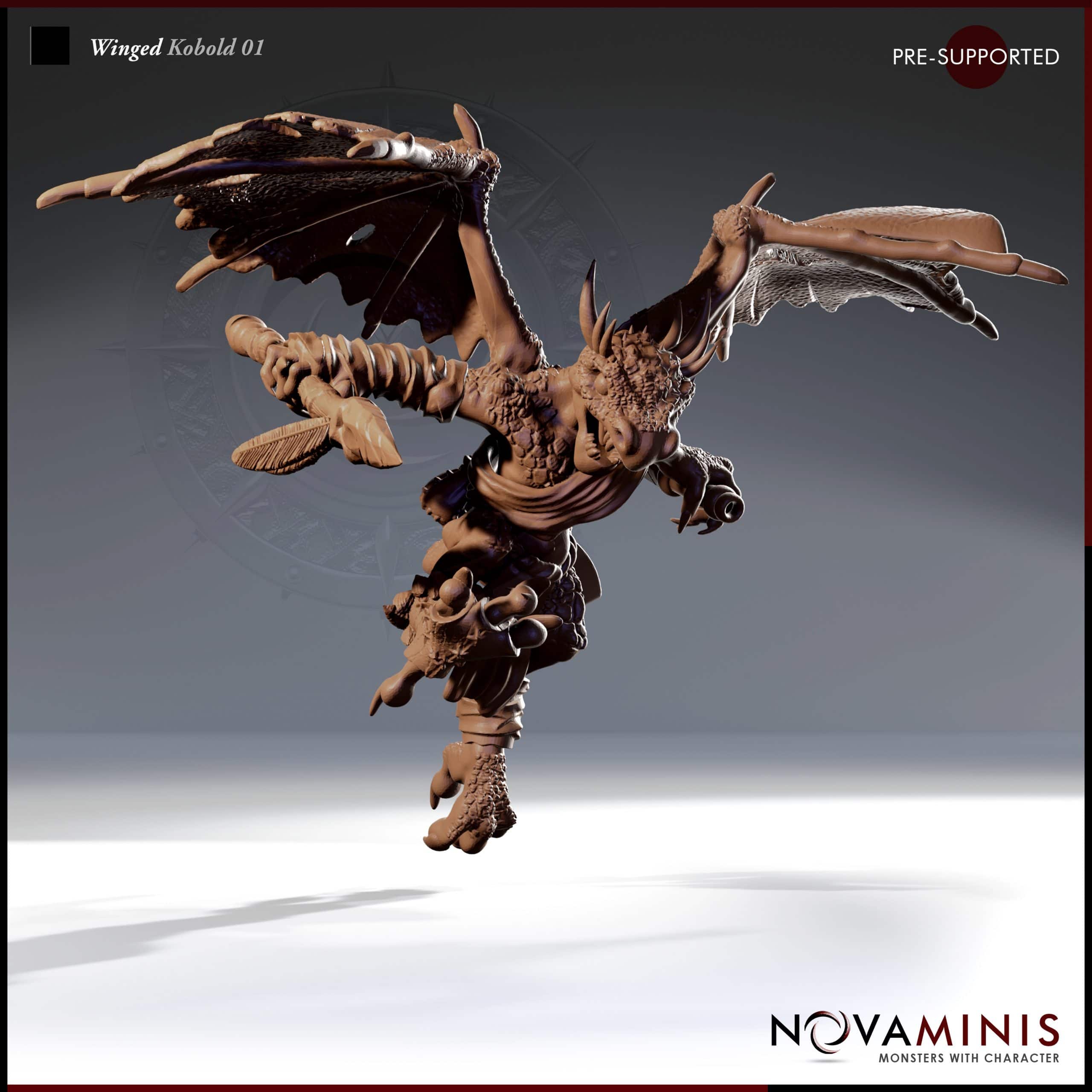 Winged Kobold 01 by NovaMinis - MiniHoarder