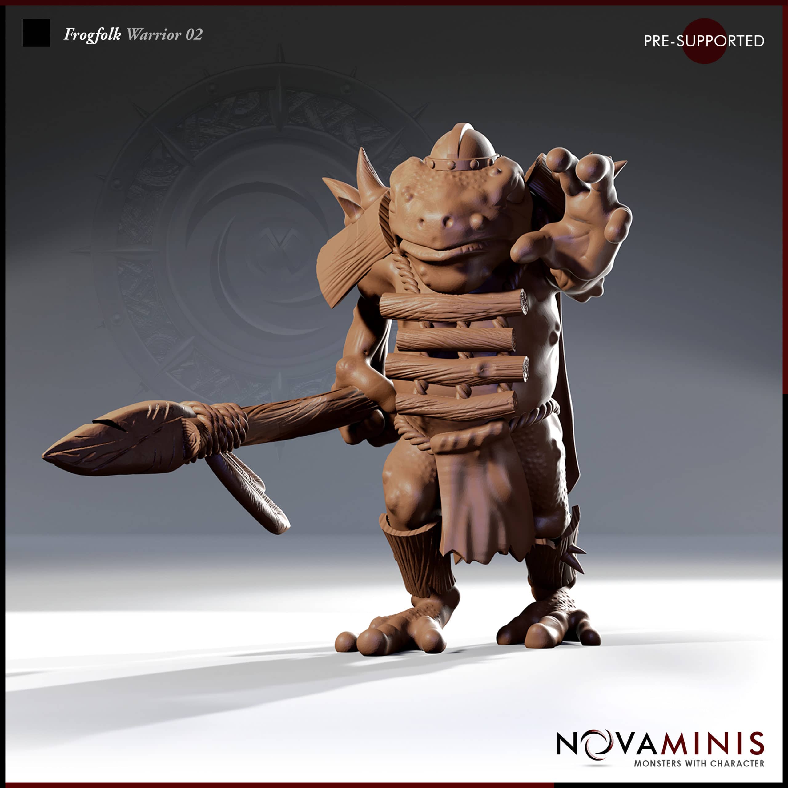 Frogfolk Warrior 02 by NovaMinis - MiniHoarder